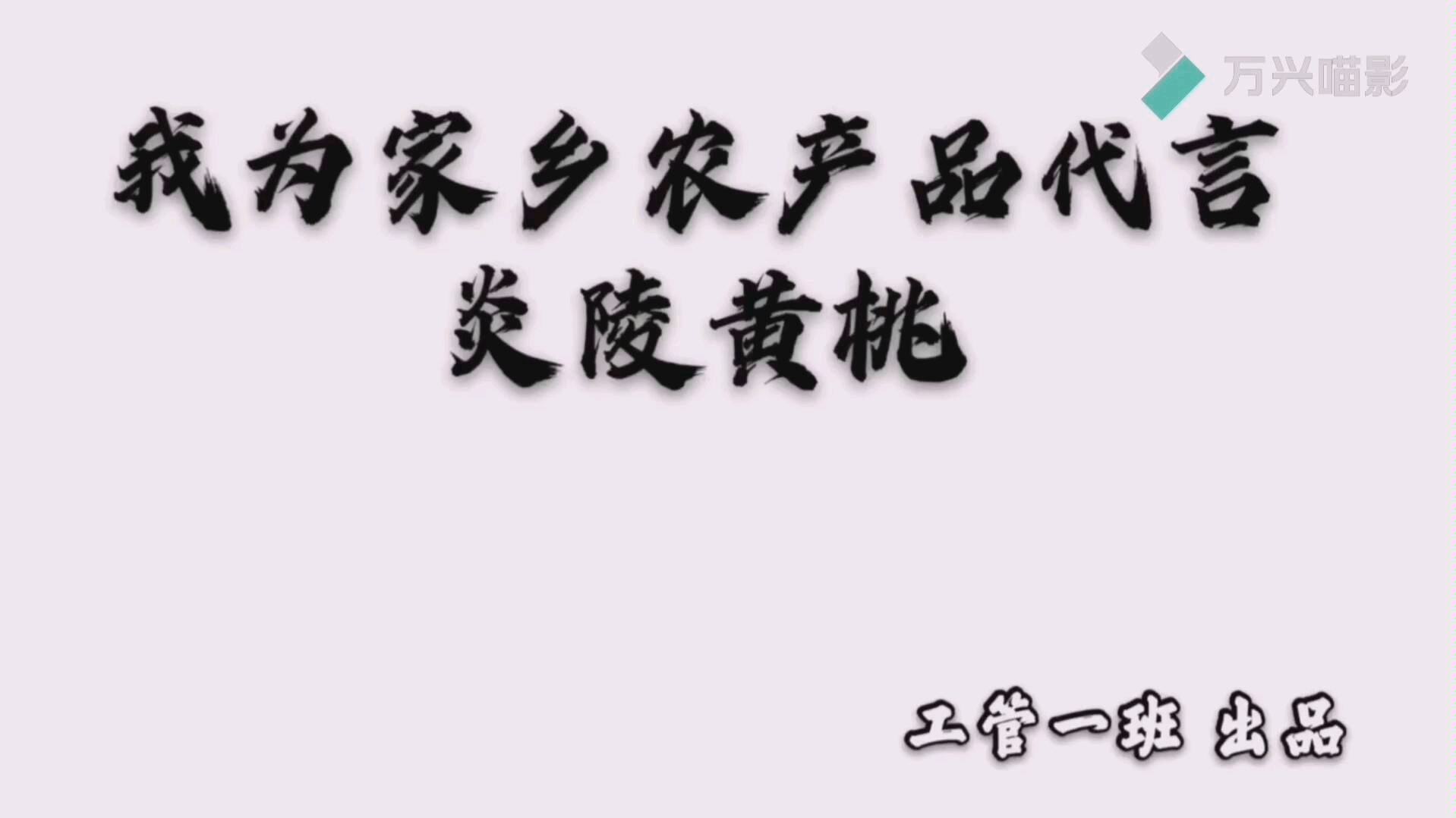 我为家乡农产品代言之炎陵黄桃
