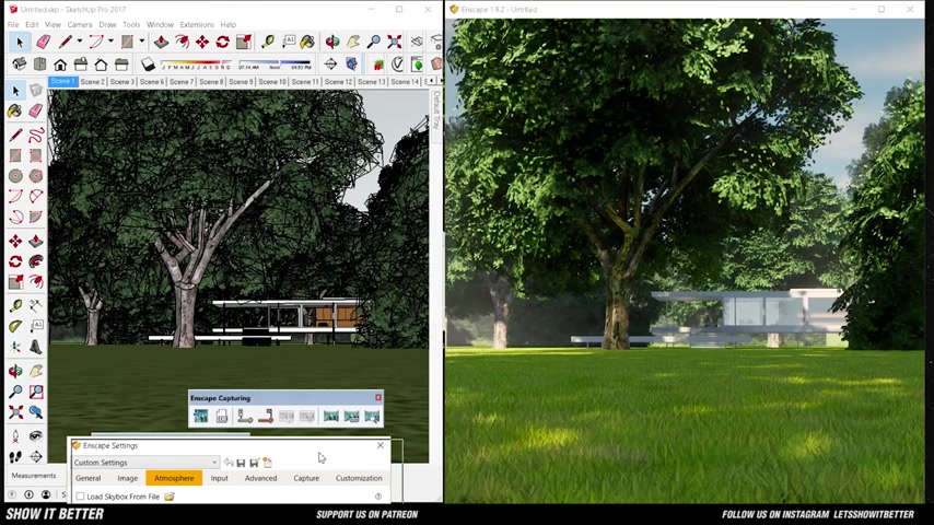 Enscape 3d最快最直观的sketchup渲染插件