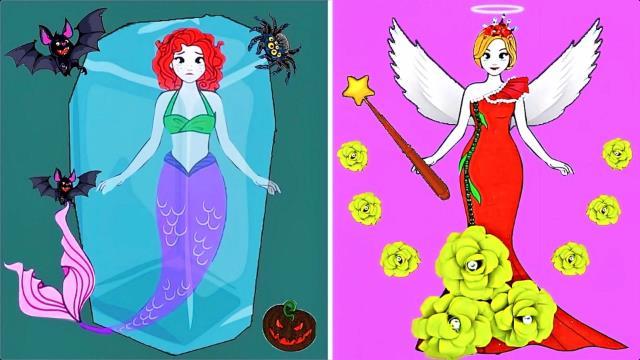 纸娃娃动画:善良的灰姑娘帮助迷路小孩,小孩竟是国王的儿子!