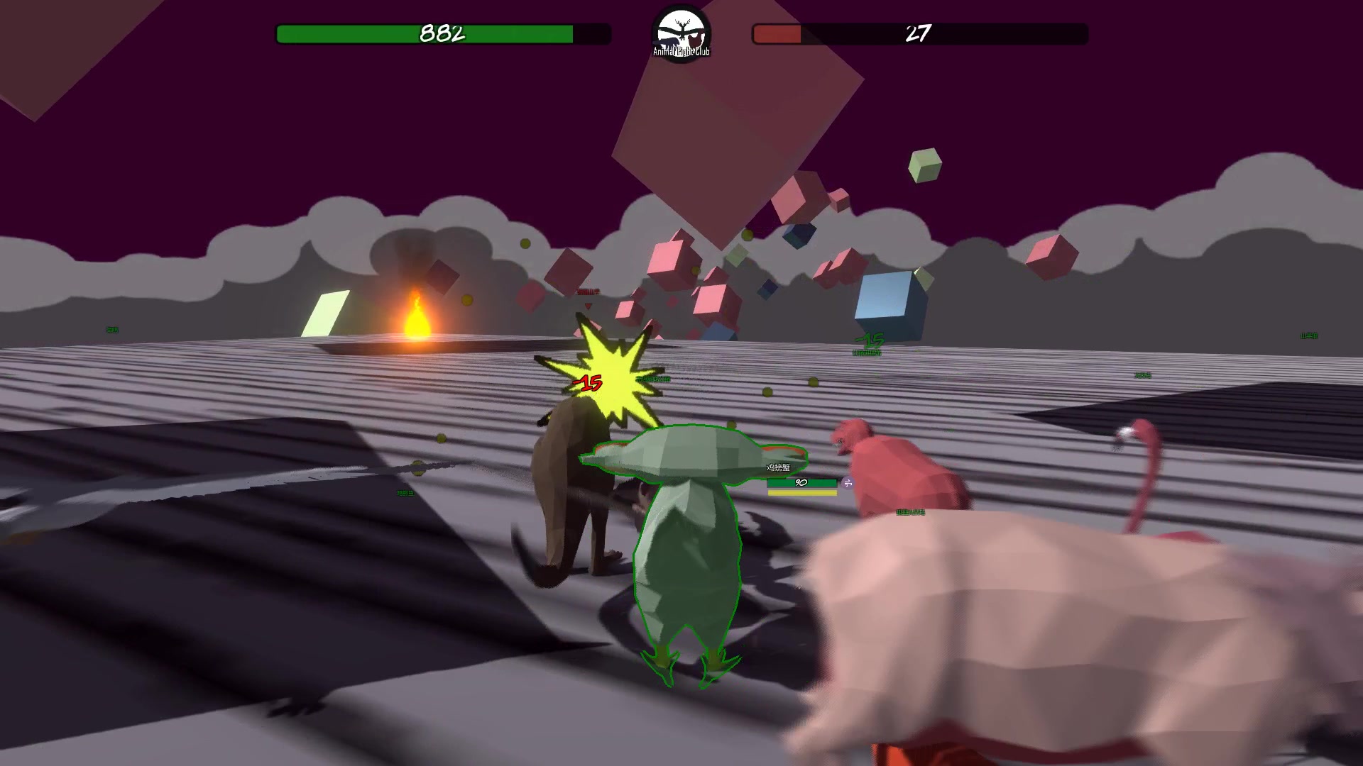 动物混合模拟器,老母鸡与大螃蟹合体,最强动物螃蟹鸡