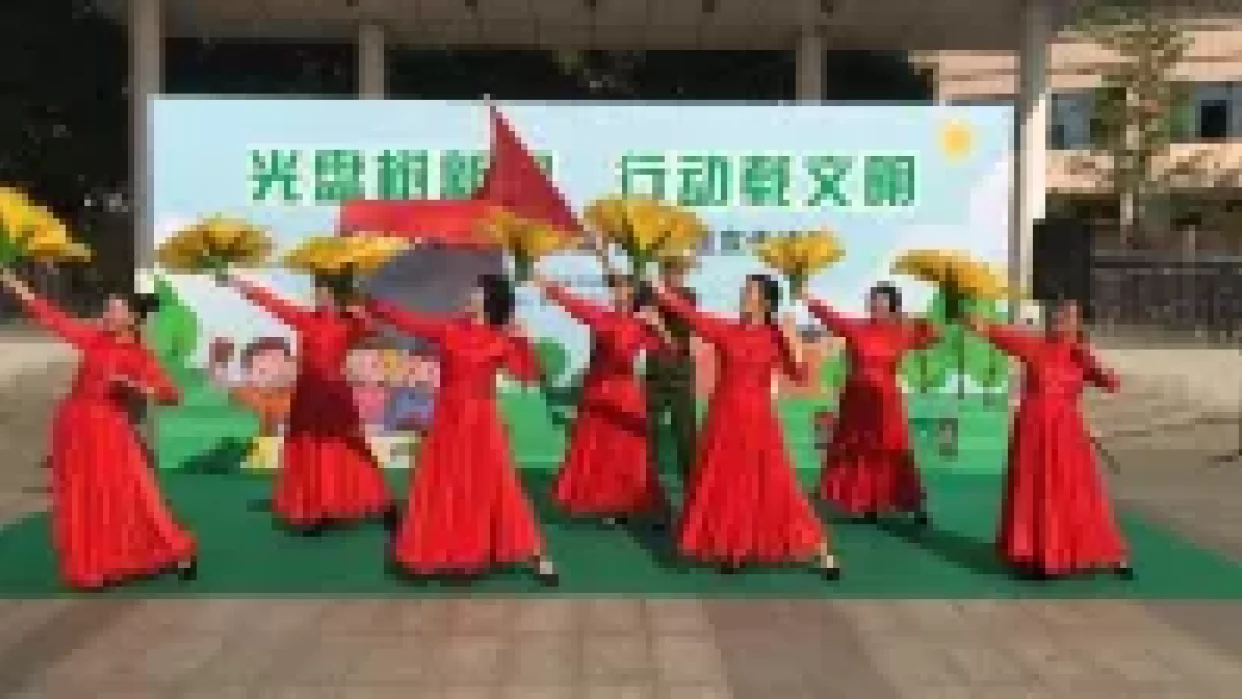 深圳市南山区平湖街道光盘行动主题宣传活动平湖凤凰山乐友歌唱团...
