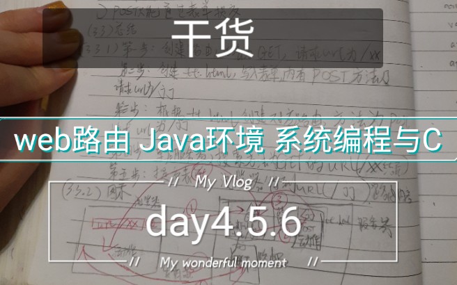 Day4.5.6 Web开发-路由+Java环境搭建+系统编程与C编程