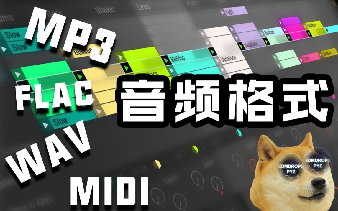 【电音课堂】到底哪个音频格式音频最好?不同格式有啥区别?-第八期