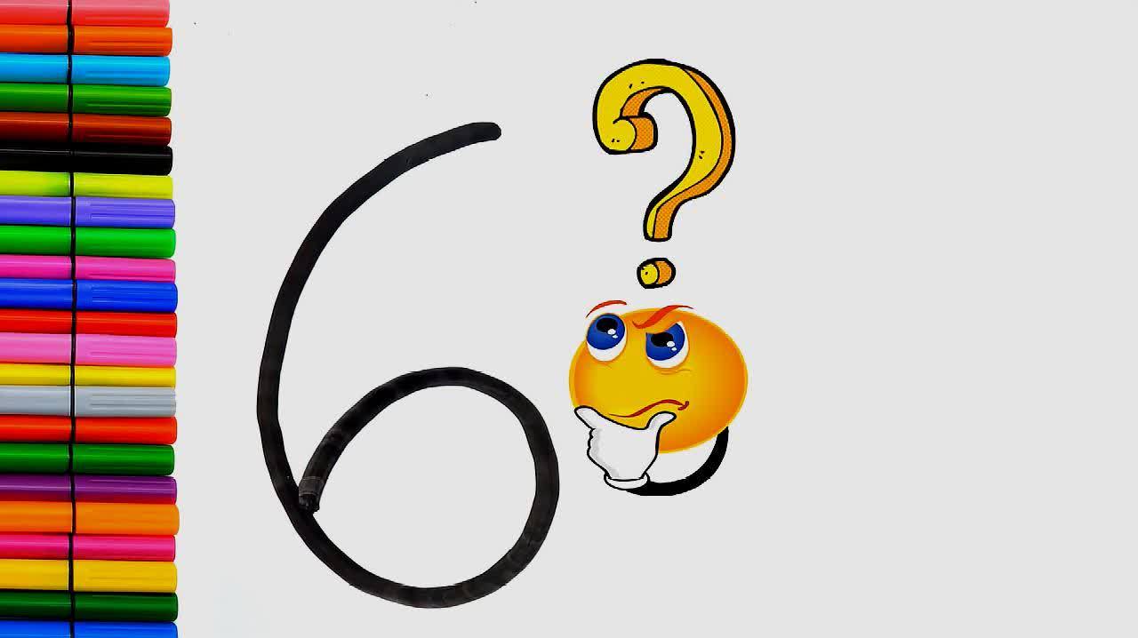 简易画教你用6画画,简单又好看快来和我一起学吧!