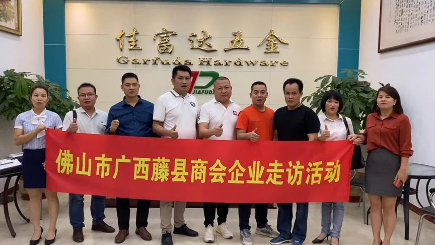 聚商情谋发展,佛山市广西藤县商会走访会员企业单位 #商会