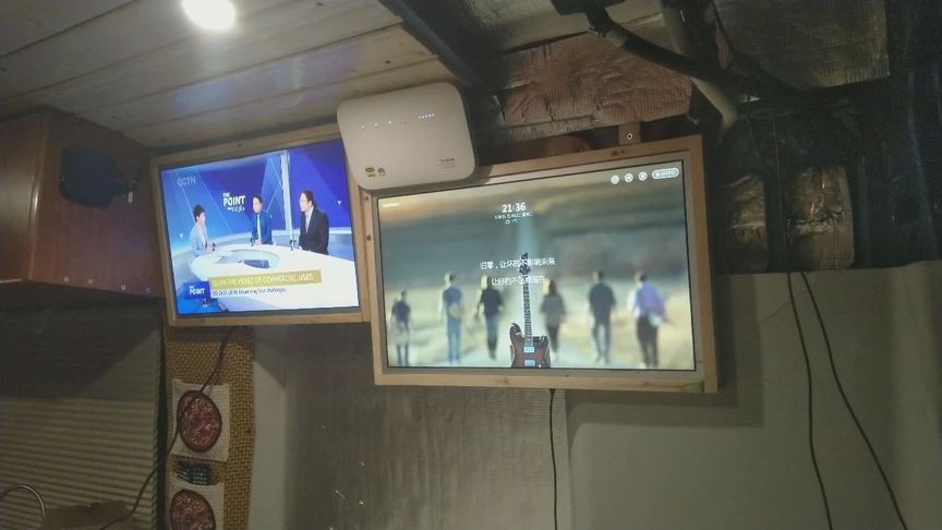 中东版华为无线终端功能很强大,已经装上房车在使用中