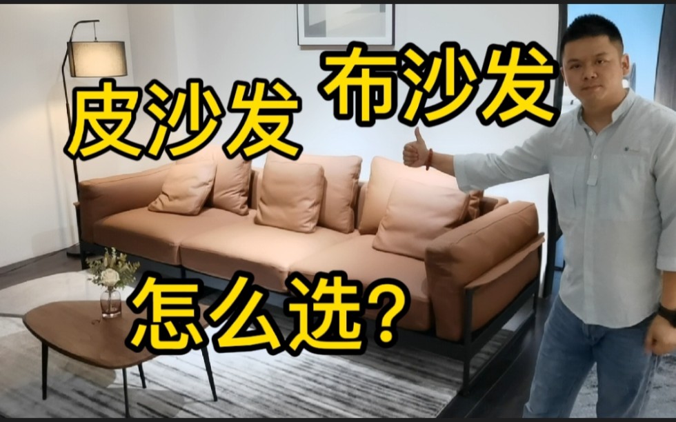 沙发怎么选,选皮沙发还是布沙发?各有什么优缺点业内人士来分析