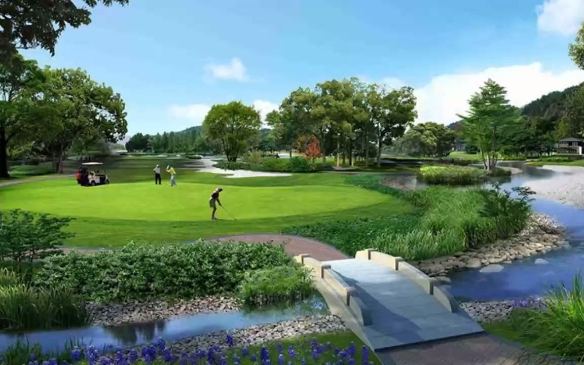 高尔夫球场设计案例效果图