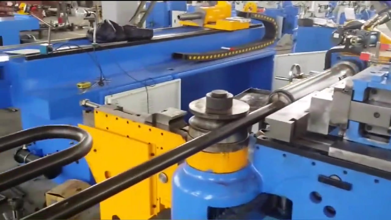 弯管机~63全自动弯管机视频S型管材