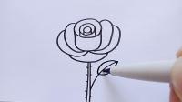 绘画就这么简单,很简单的花朵简笔画