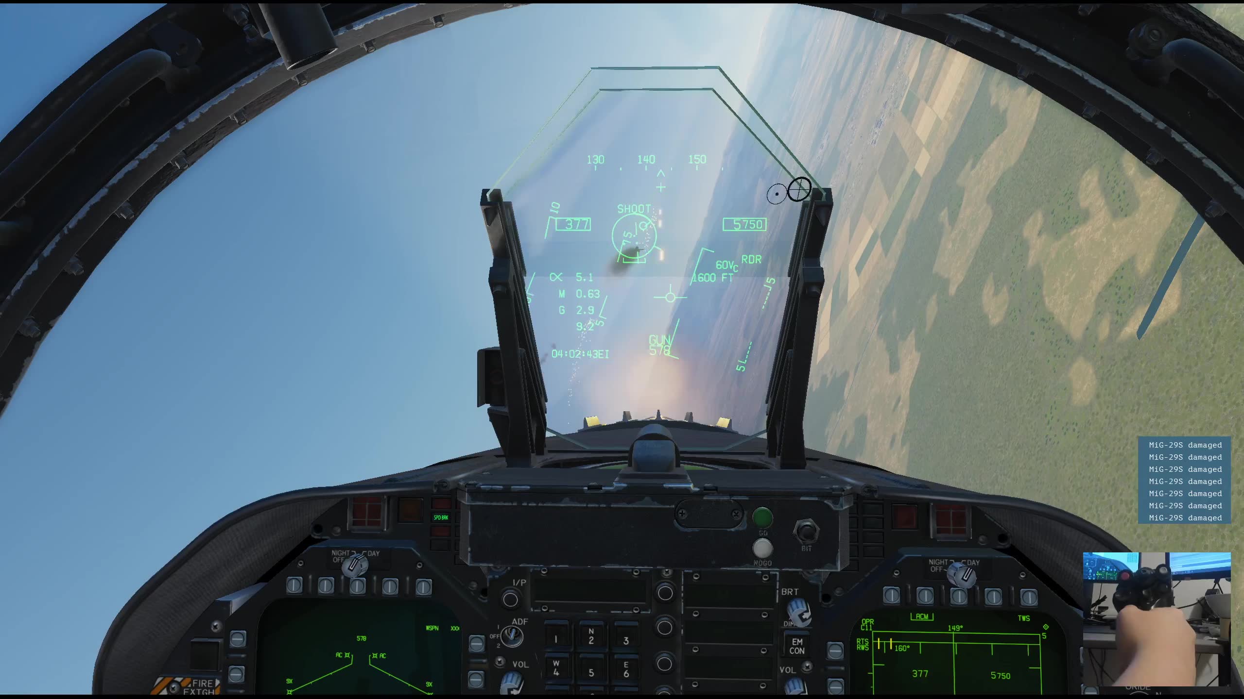 DCS机炮射击练习图 测试中