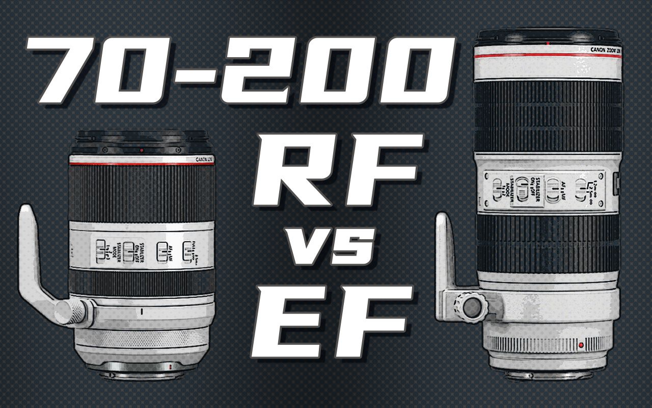 【维森】坑好大? EF vs RF 70-200mm 2.8 IS 超级详测,入手前必看!