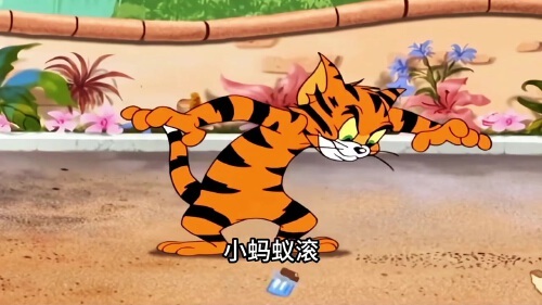 汤姆变老虎杰瑞很脑苦动漫