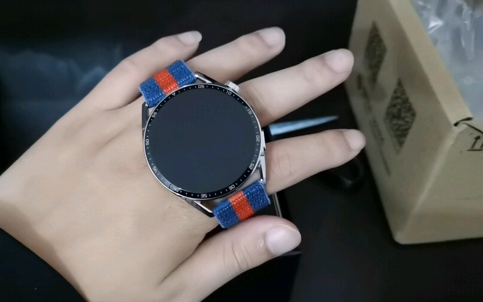 开箱最新华为手表GT3,HUAWEI WATCH GT 3(46mm)时尚款,八通道...