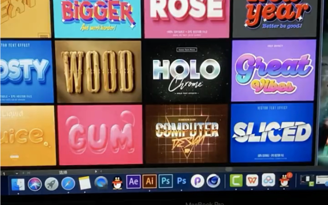 Ps ai字体样式,掏空家底帮你提高效率。