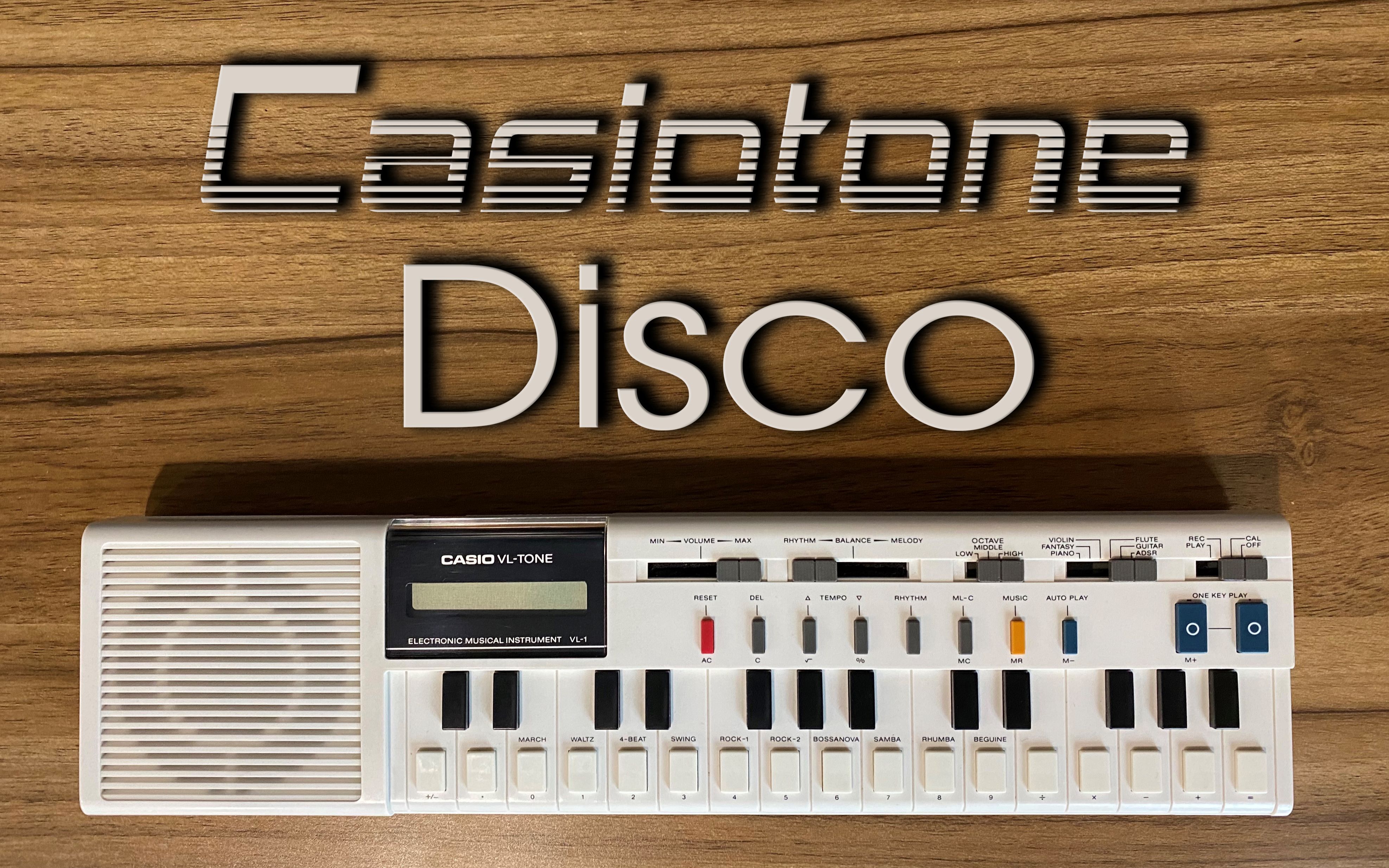 【原创音乐】用上个世纪70-90年代的古董CASIO电子琴做一首复古...