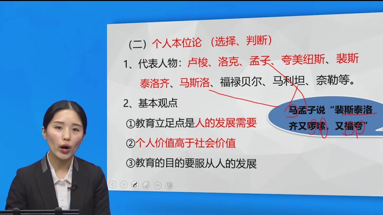 【招教考试】【教育学通用版】第036集:教育目的确立的理论