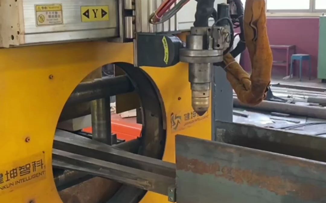 型钢切割机 H型钢零尾料Z型口切割