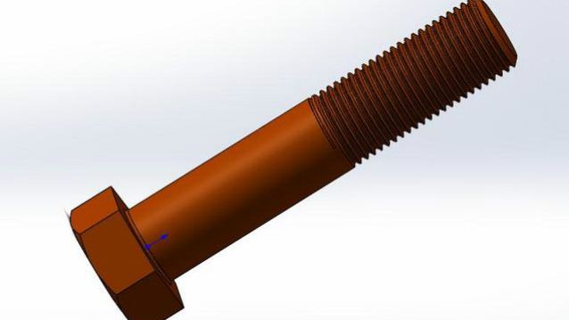 SolidWorks六角头螺栓的建模