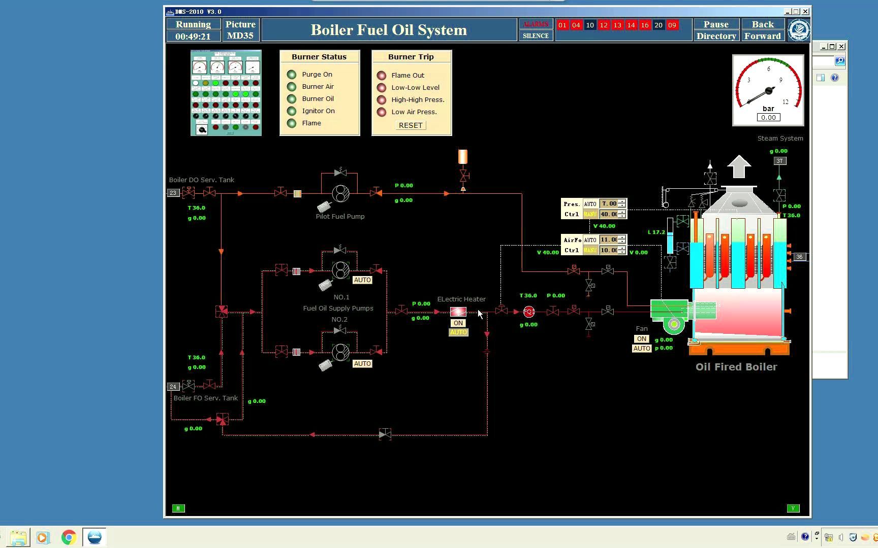 田老师讲的锅炉启动流程(没有声音,节奏较慢,建议倍速)