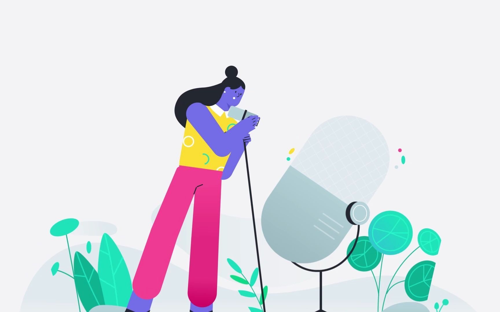 【二维动画】Vidico视频公司创意设计音乐播客产品介绍MG解说动画...