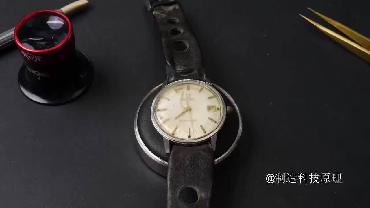 修复古董欧米茄海马系列腕表 #名表维修保养 #腕表分享