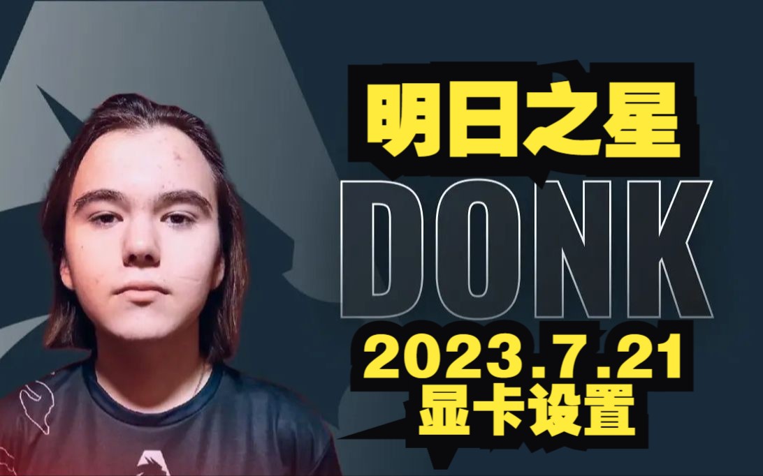 明日之星DONK显卡设置分享!
