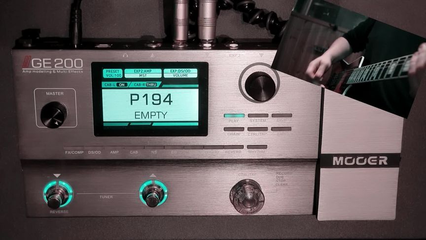 如何用GE200调一个金属类的音色?#电吉他 #摇滚 #吉他 #效果器