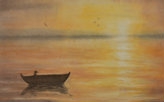 如何用水彩画一幅落日水景(Fine Art-Tips出品)