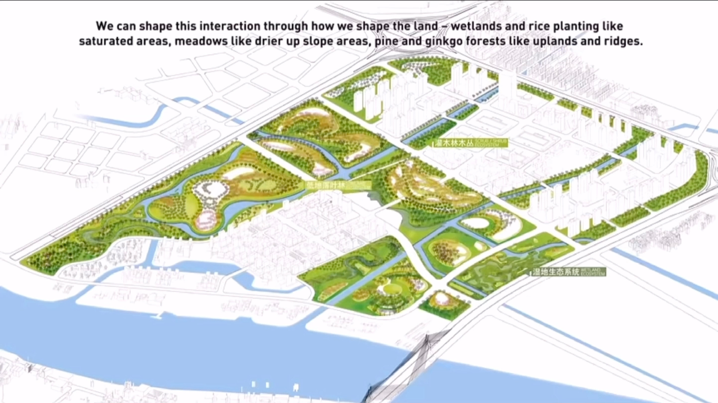 案例赏析——TLS张家浜楔形绿地方案汇报