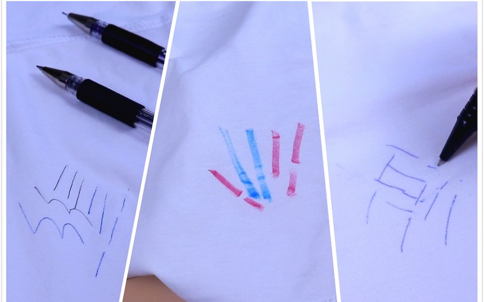 衣服沾上圆珠笔、水彩笔、中性笔水怎么清洗?最全的方法都在这里