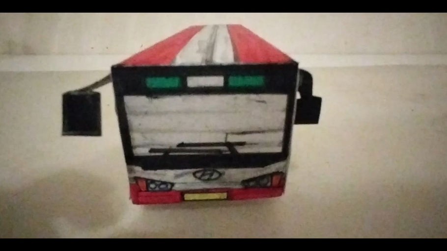 北京公交运通海格公交车纸模型展示