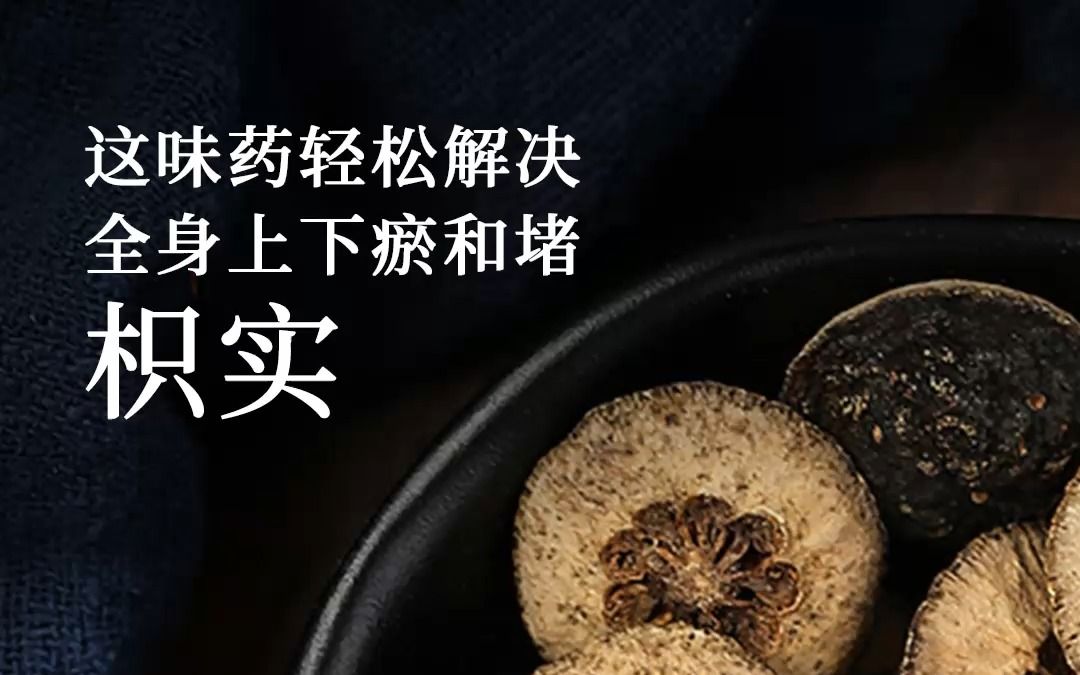 这味药轻松解决全身上下瘀和堵—枳实
