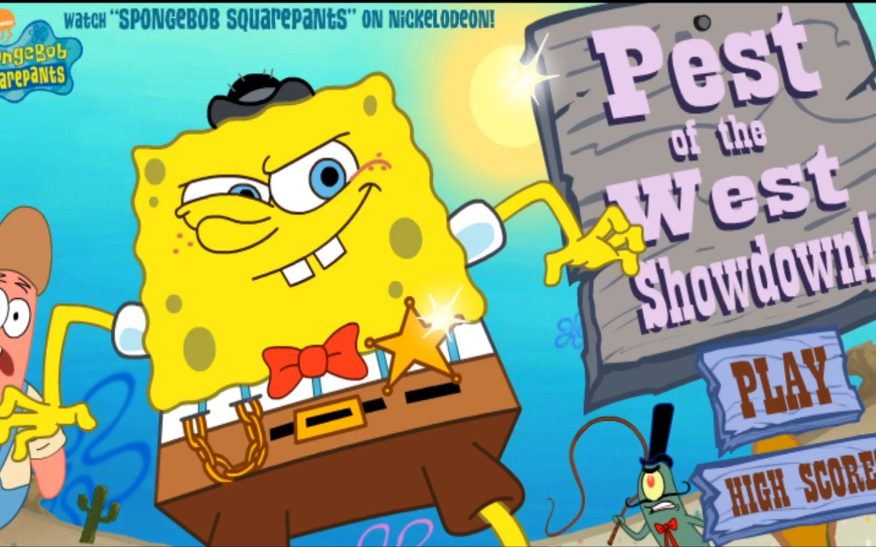 【回忆游戏】海绵宝宝-游乐场_童年回忆