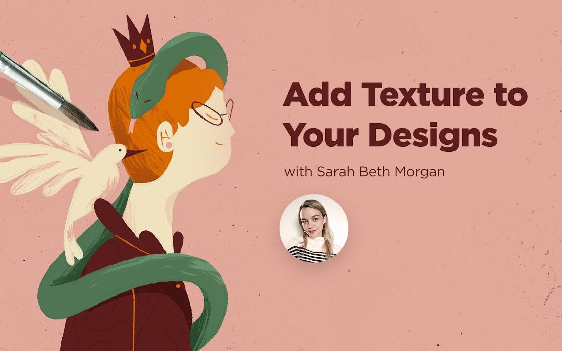 【PS插画】(cc字幕)给插画添加质感纹理的方法