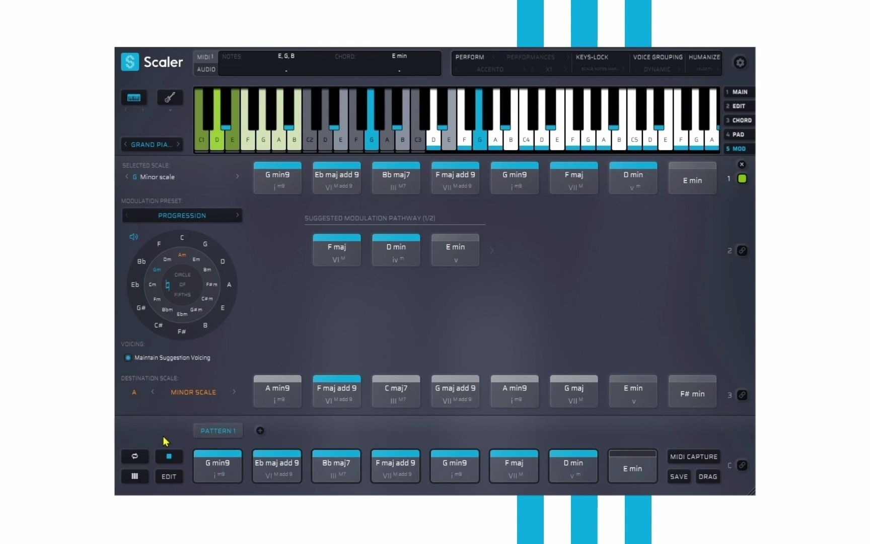 使用 Scaler2 在你的歌曲中转调