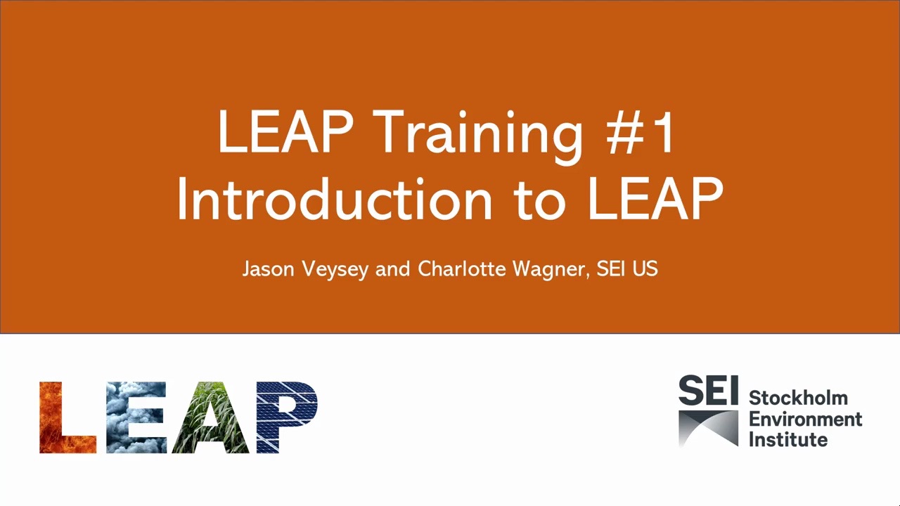 leap模型最新教学#1_ Introduction to LEAP