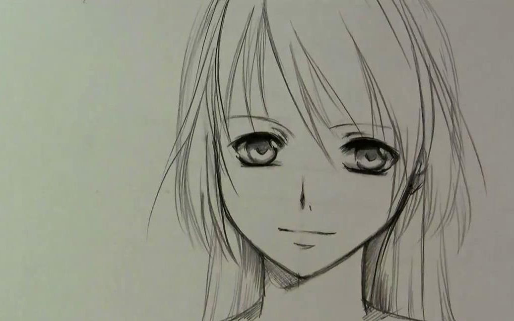 【手绘】教你一步步画动漫女角色
