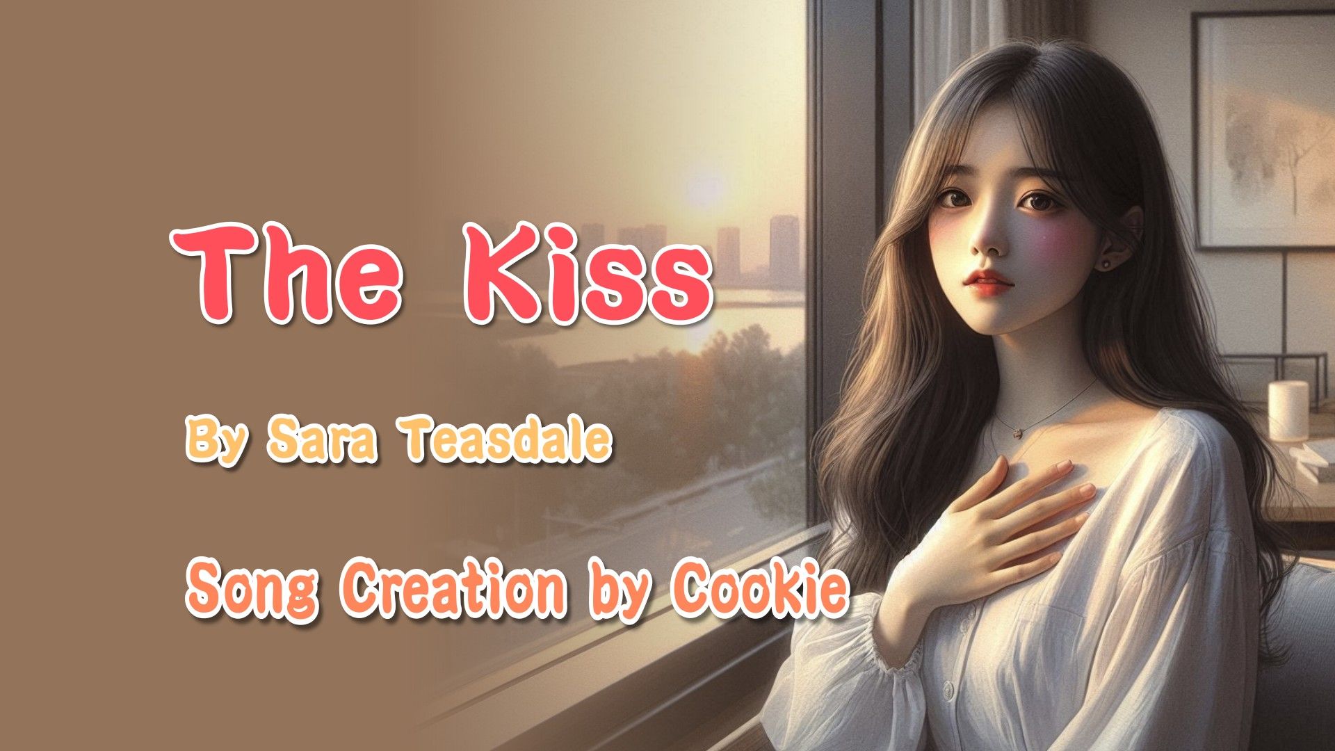 ߎ�英文诗歌歌曲《The Kiss》【中英双语内嵌字幕】❤️,之前中文版...