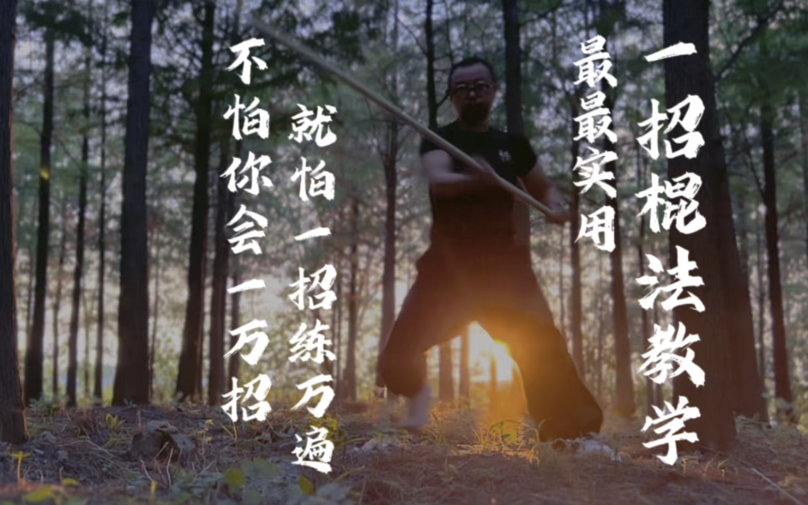 一招最最实用棍法分享