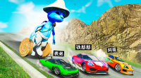 铁憨憨玩游戏第一季 第346集 汽车模拟器:蓝猫精灵要和铁憨憨玩赛车...
