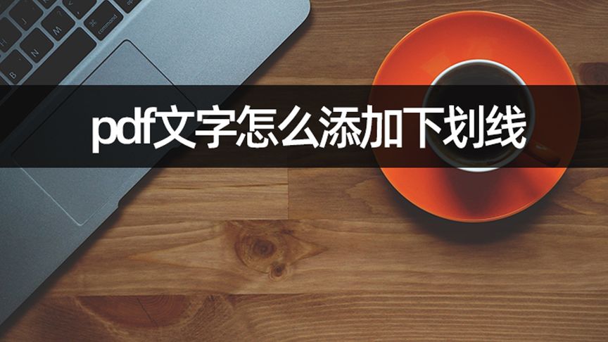pdf文字怎么添加下划线?教你下划线设置