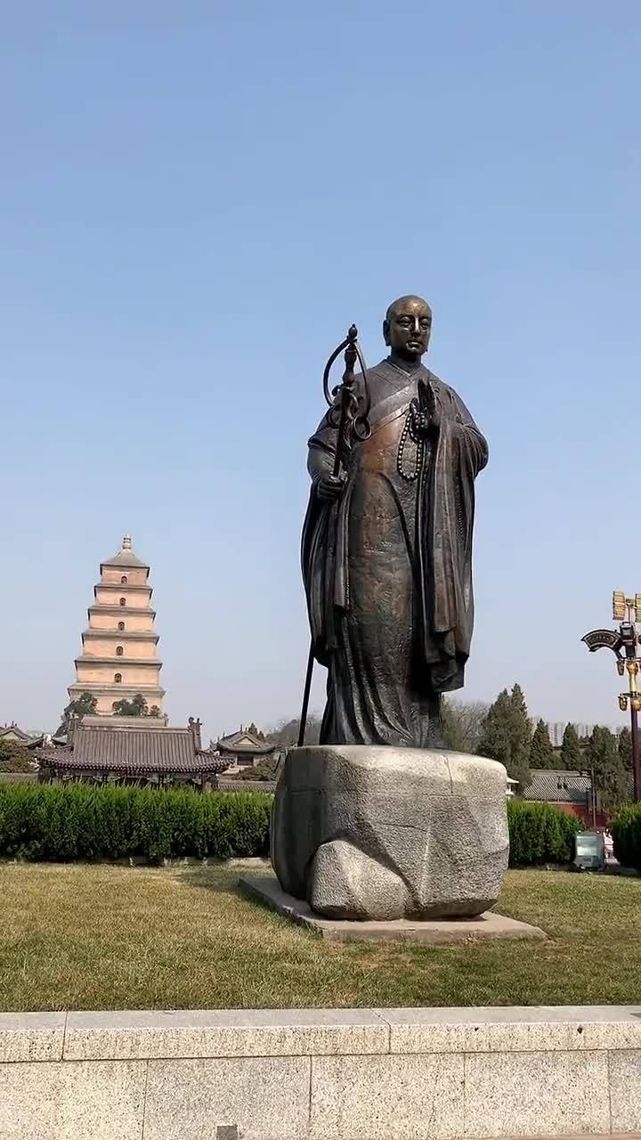大雁塔位于唐长安城晋昌坊