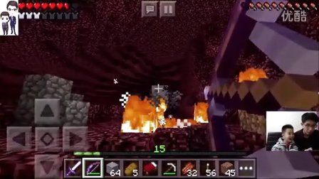 我的世界手机版第19期:勇闯地狱堡垒★菜鸟生存