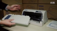 735K色带安装,后面进纸使用