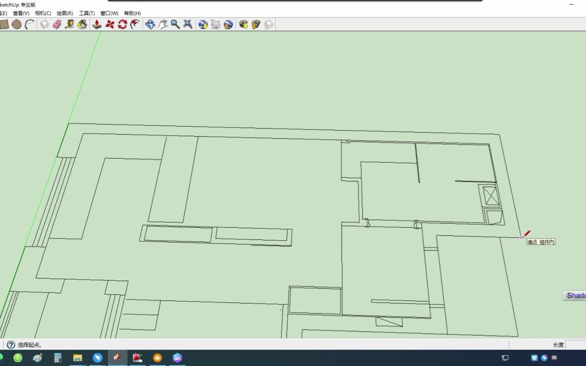 Sketchup课程实录_cad施工图导入SU教程(3)_室内设计培训课程_先锋...