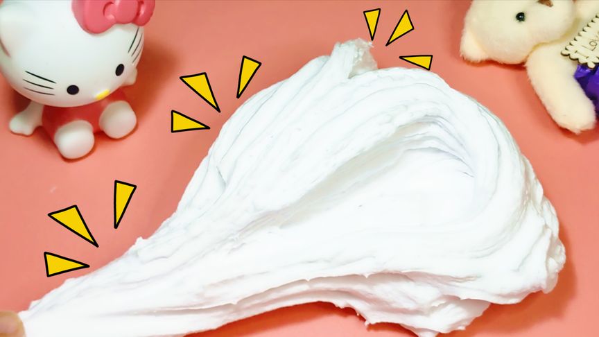 无胶水无成型水,简易版起泡胶肥皂洗衣粉都不要,越玩越大无硼砂