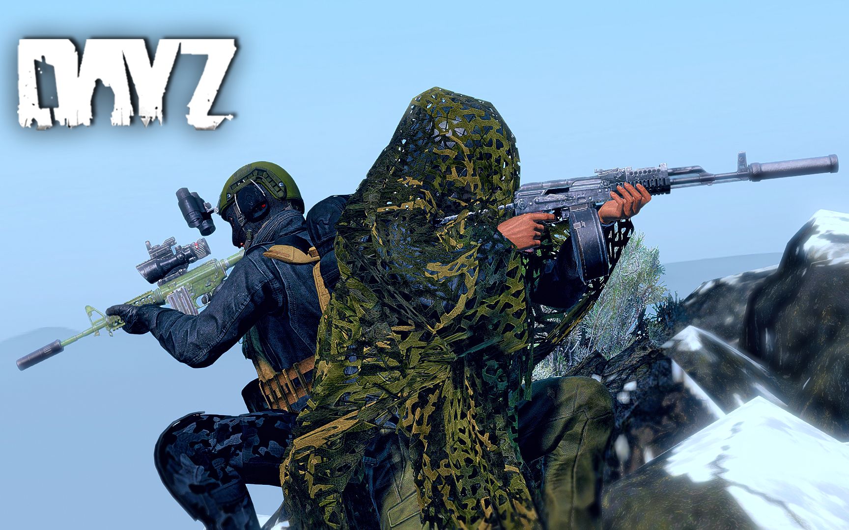 【DAYZ独立版】什么叫配合?双人合作血战❄️冰岛!