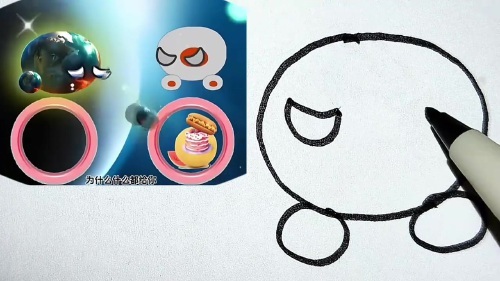 谁不配吃,简笔画,一起学画画,创意美术