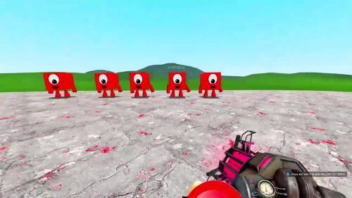 数字积木家族VS西瓜家族,盖瑞模组